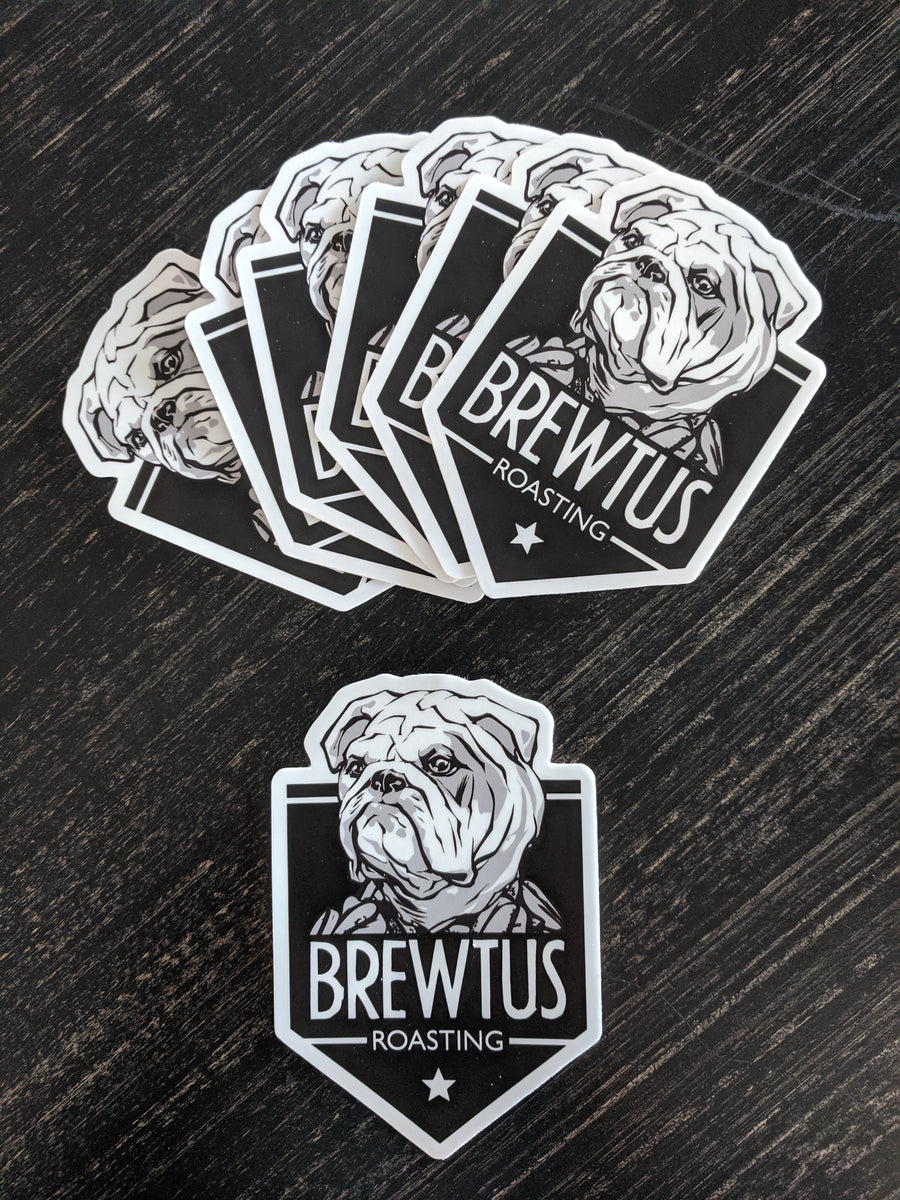 Brewtus Roasting Stickers